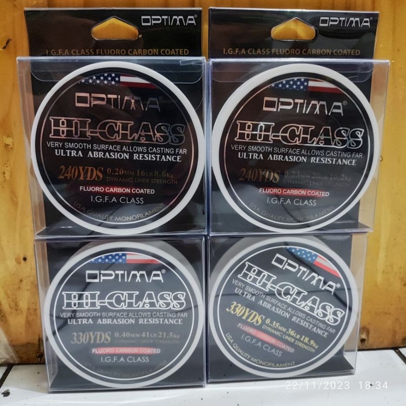 Jual Senar Pancing OPTIMA HI CLASS 240yard / 330yard | Shopee Indonesia