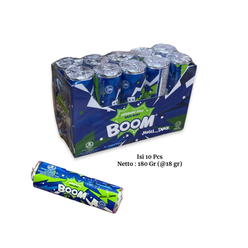 Jual Permen Boom 180 Gr Rasa Mint 10 roll by Jadoel_Snack | Shopee ...