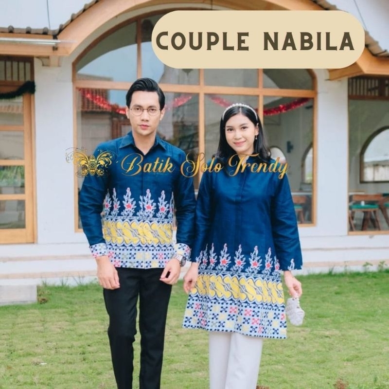 Jual Batik Solo Trendy // Batik Couple Nabila // Batik Sarimbit ...