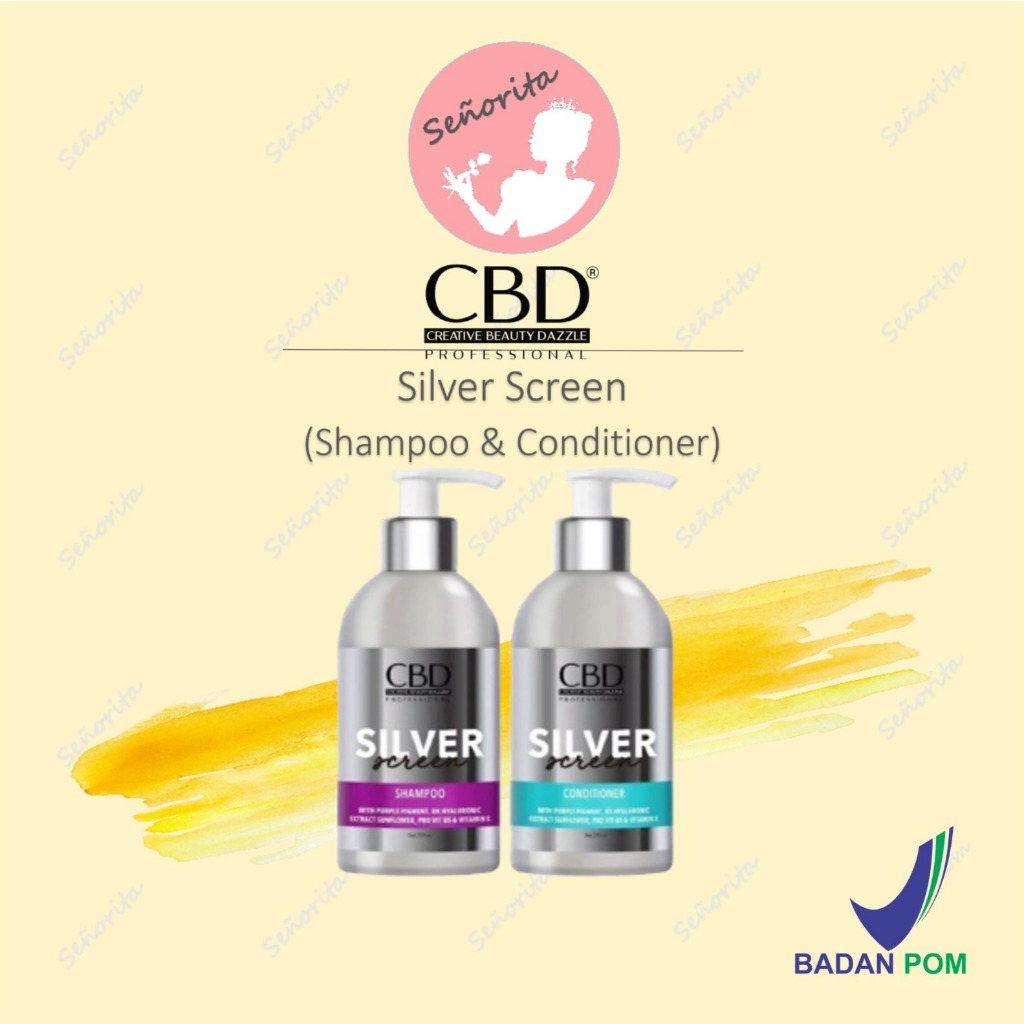 Jual CBD Silver Screen Shampoo/Conditioner 250ml | Shopee Indonesia