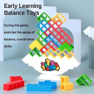 Jual ( BISA COD ) PROMO Mainan Edukatif Anak Balancing Block Tetris ...