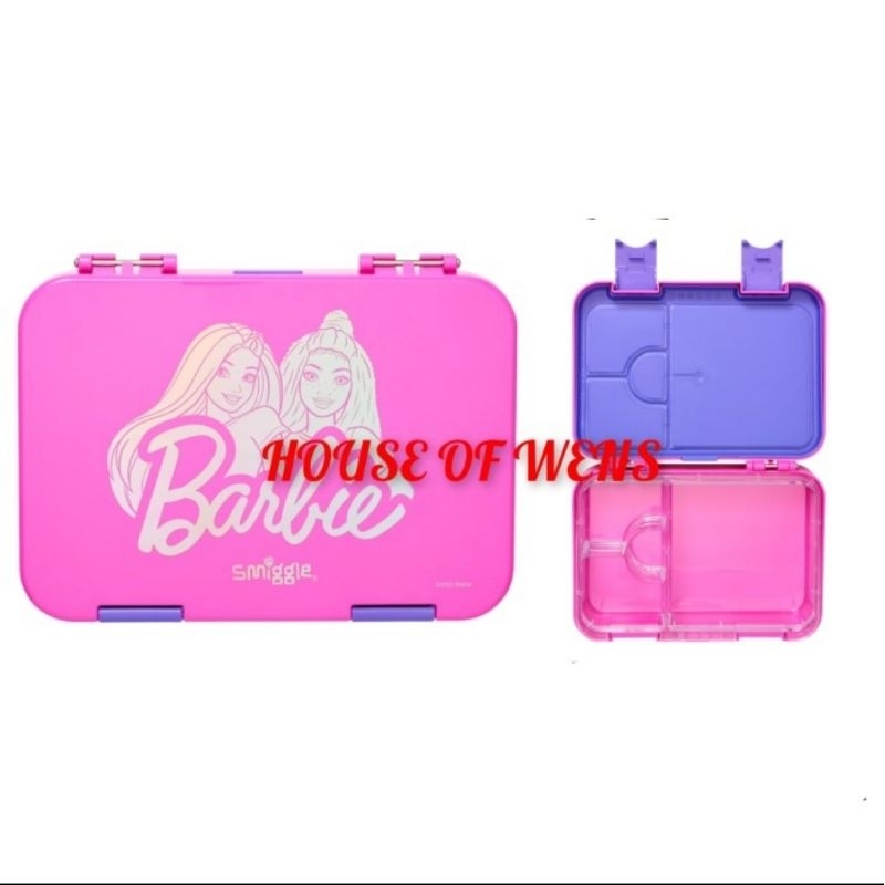 Jual Smiggle Barbie Medium Bento Happy Lunchbox-Kotak Makan Barbie ...
