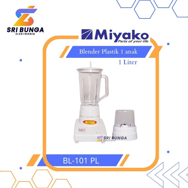 Jual Blender MIYAKO BL-101 PL Plastik 1 Liter | Shopee Indonesia