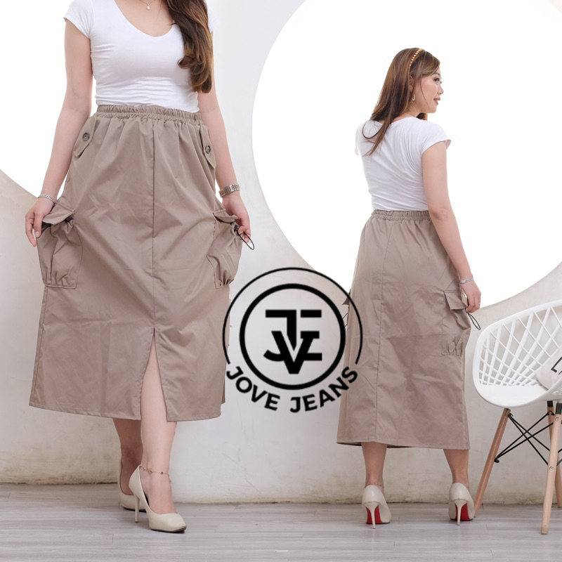 Jual Rok Cargo Skrit Korean Style Rok Cargo Wanita Rok Cargo Wanita ...
