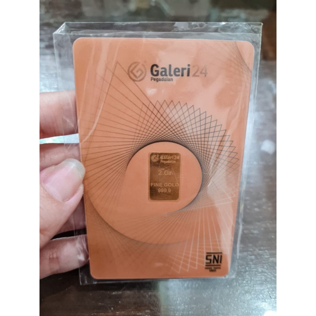 Jual GALERI 24 PEGADAIAN 2 GRAM LM LOGAM MULIA EMAS BARCODE SERTI SNI 24K | Shopee Indonesia