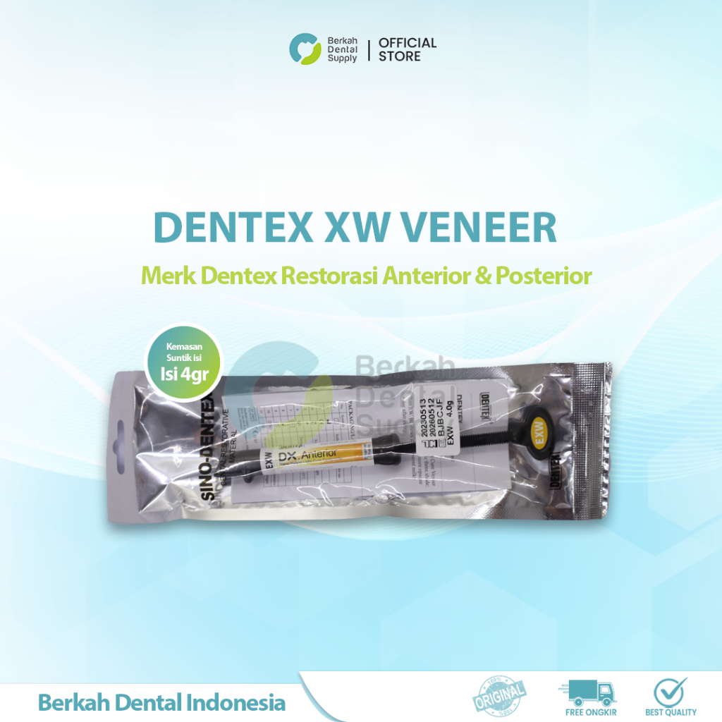 Jual Dental Composite Dentex Anterior XW Veneer Tambalan Gigi | Shopee Indonesia
