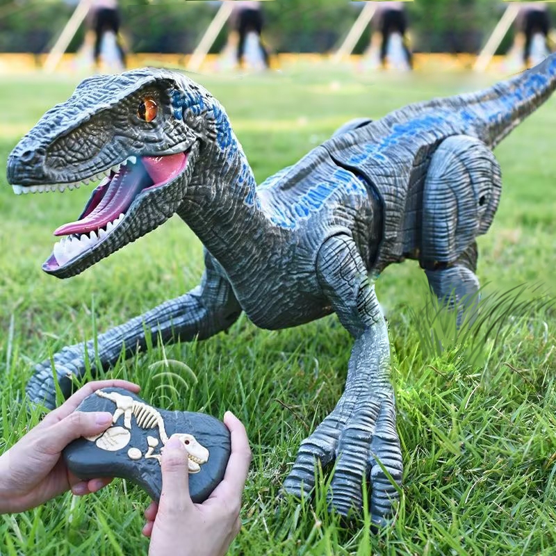 Jual RC 2.4G Remote Control Raptor Dinosaurus Mainan Jurassic World ...