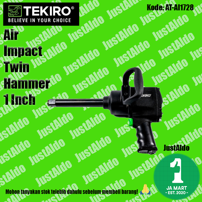 Jual Air Impact Twin Hammer Bor Obeng Angin 1 Inch Tekiro | Shopee ...