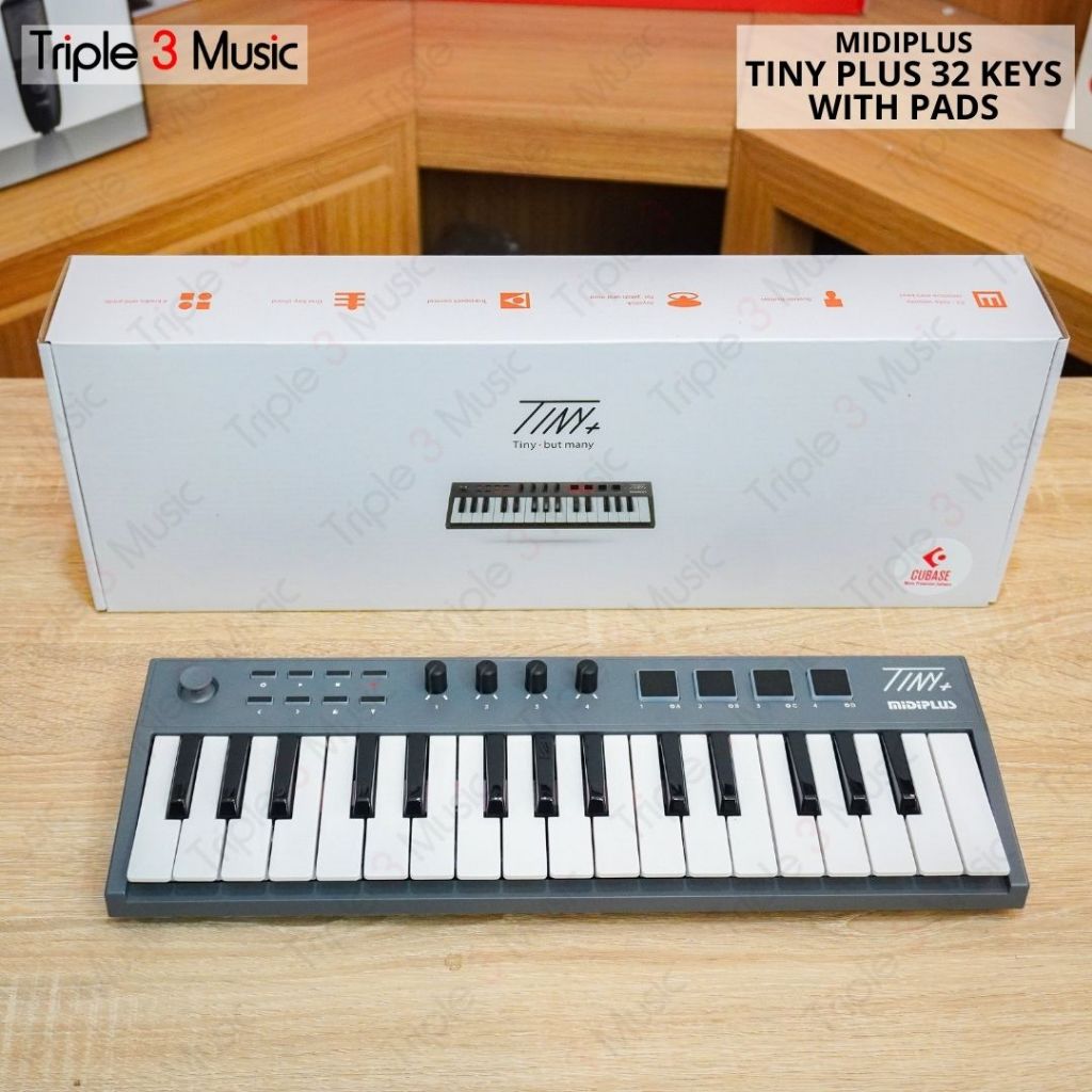 Jual Midiplus TINY + plus with pad Keyboard Mini Midi controller 32 keys | Shopee Indonesia