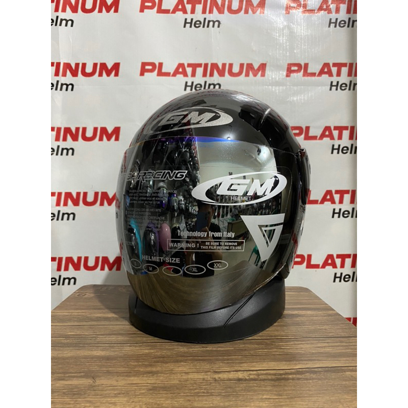 Jual HELM GM EVOLUTION HITAM KILAT ORIGINAL | Shopee Indonesia