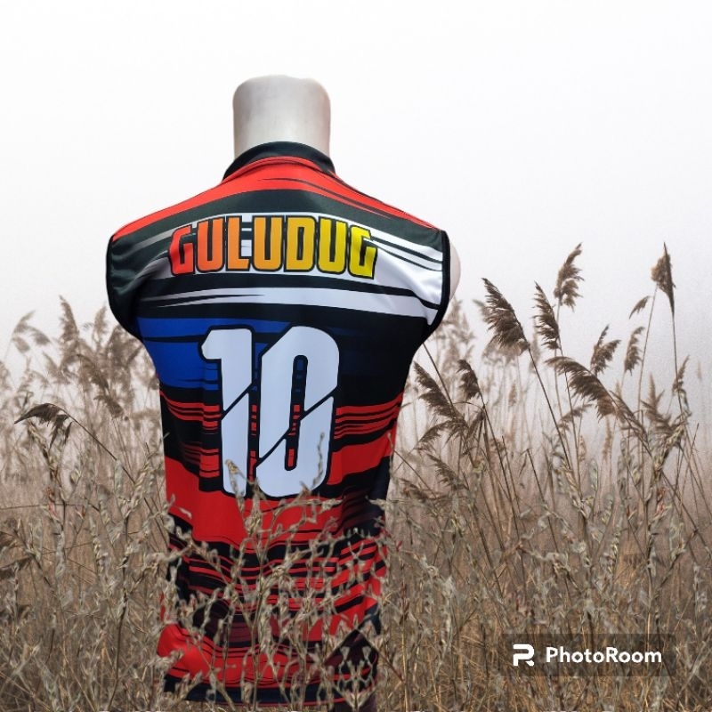 Jual JERSEY VOLI CUSTOM FULLPRINT MOTIF GARIS MERAH PUTIH BIRU | Shopee ...