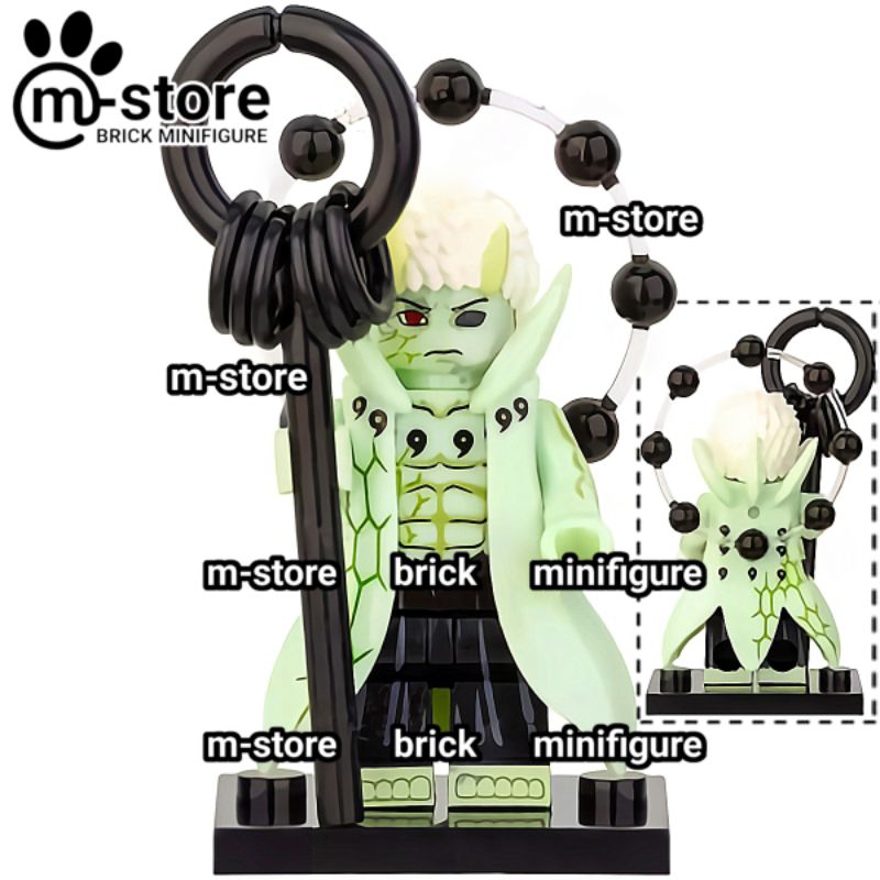 Jual brick naruto obito uchiha six paths mini toy figure | Shopee Indonesia