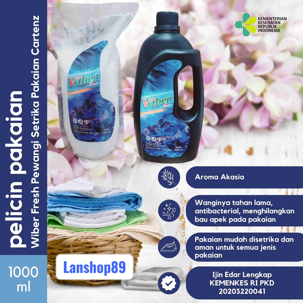 Jual Pelicin Setrika Pewangi Pakaian Laundry 1 Liter | Shopee Indonesia