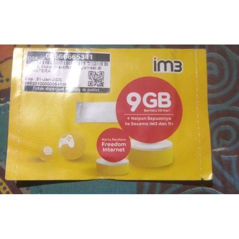 Jual Kartu Paket Im3 22gb | Shopee Indonesia