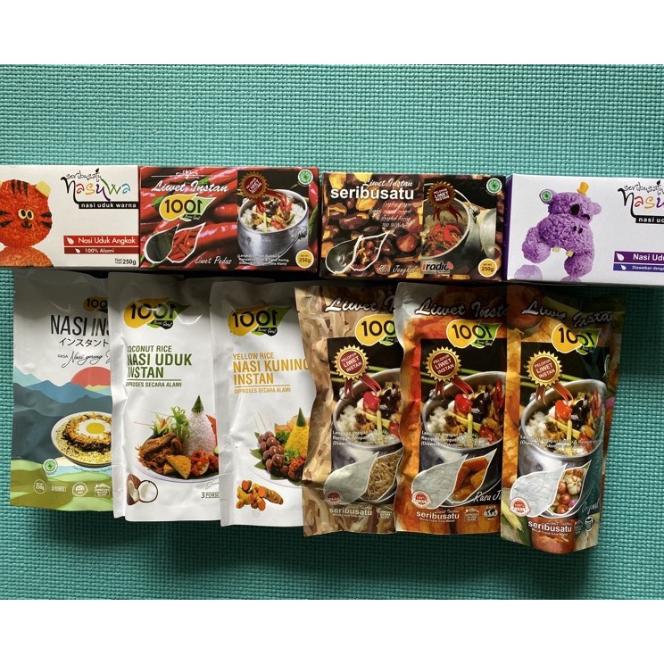 Jual Booming Nasi Instant (nasi liwet, nasi uduk, nasi kuning) | Shopee ...