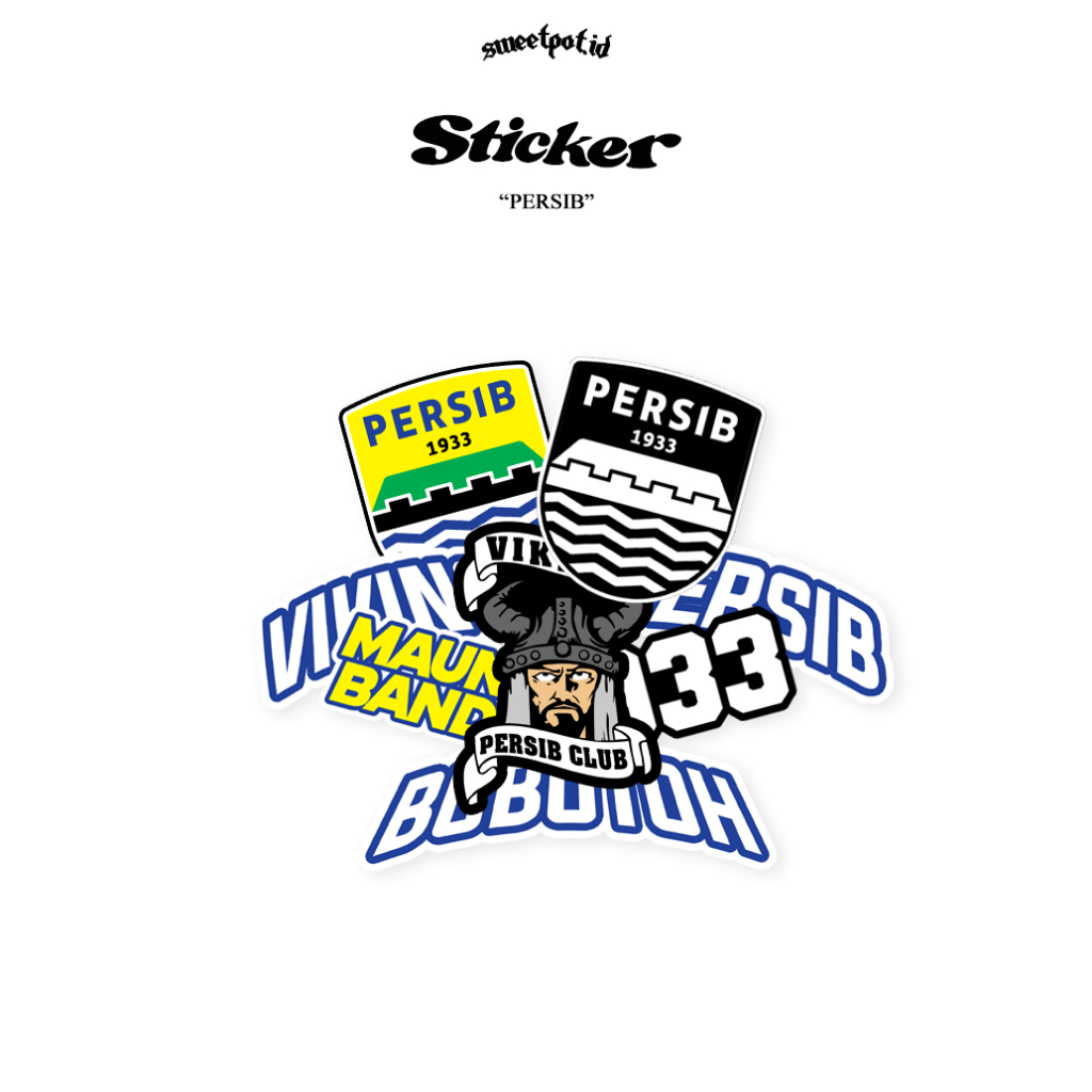 Jual STICKER PERSIB EDITION / STICKER KLUB LIGA 1 / STICKER BIJIAN ...