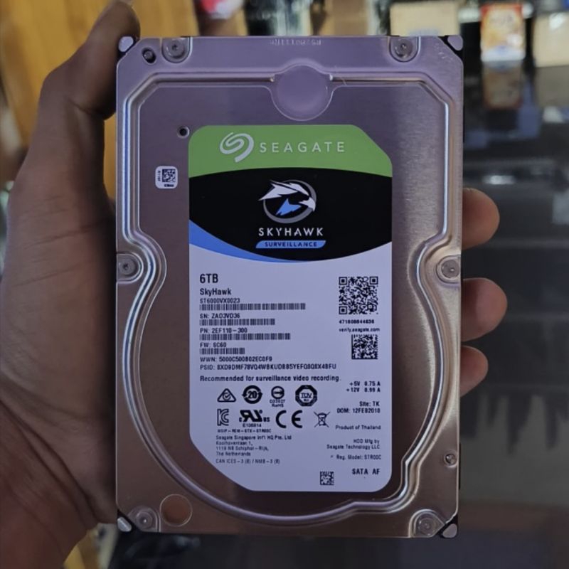Jual HARDISK PC/CCTV SEAGATE SKYHAWK 6TB | Shopee Indonesia Jual HARDISK PC/CCTV SEAGATE SKYHAWK 6TB | Shopee Indonesia