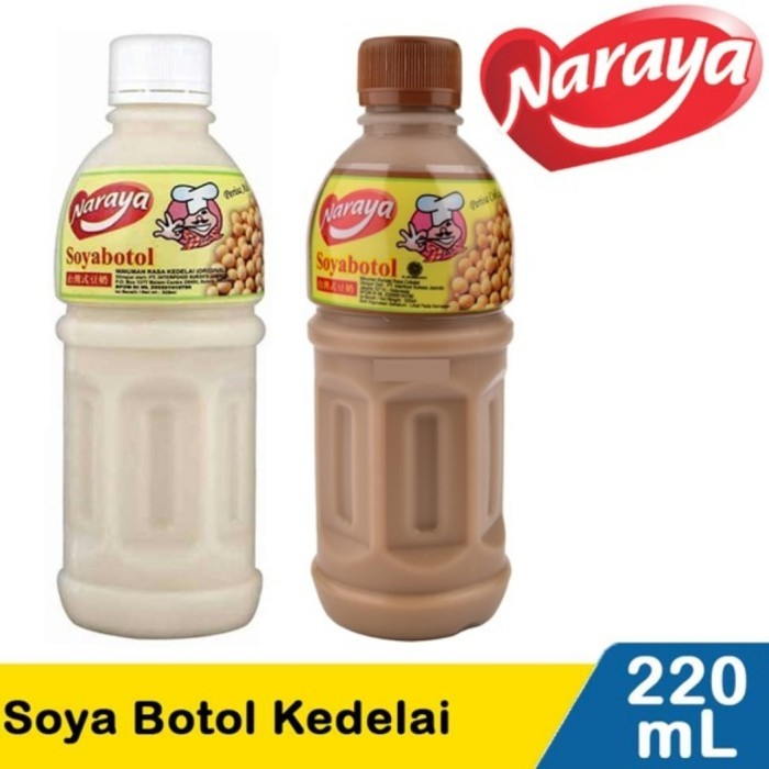 Jual Naraya Soya Botol 220ml Minuman Susu Kedelai | Shopee Indonesia