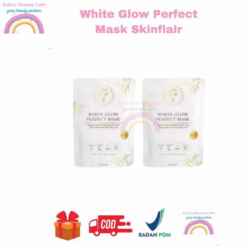 Jual SKINFLAIR Masker Wajah Skinflair White Glow Perfect Mask [Free ...