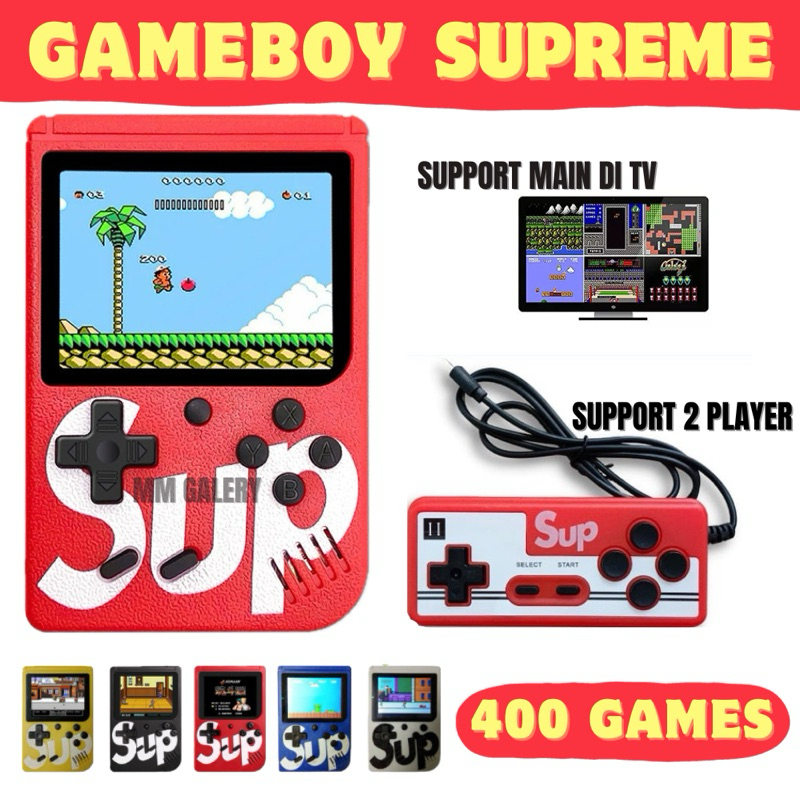 Jual GAMEBOY RETRO Mini 1 PLAYER / 2 PLAYER Game FC 400 Games dan 500 ...