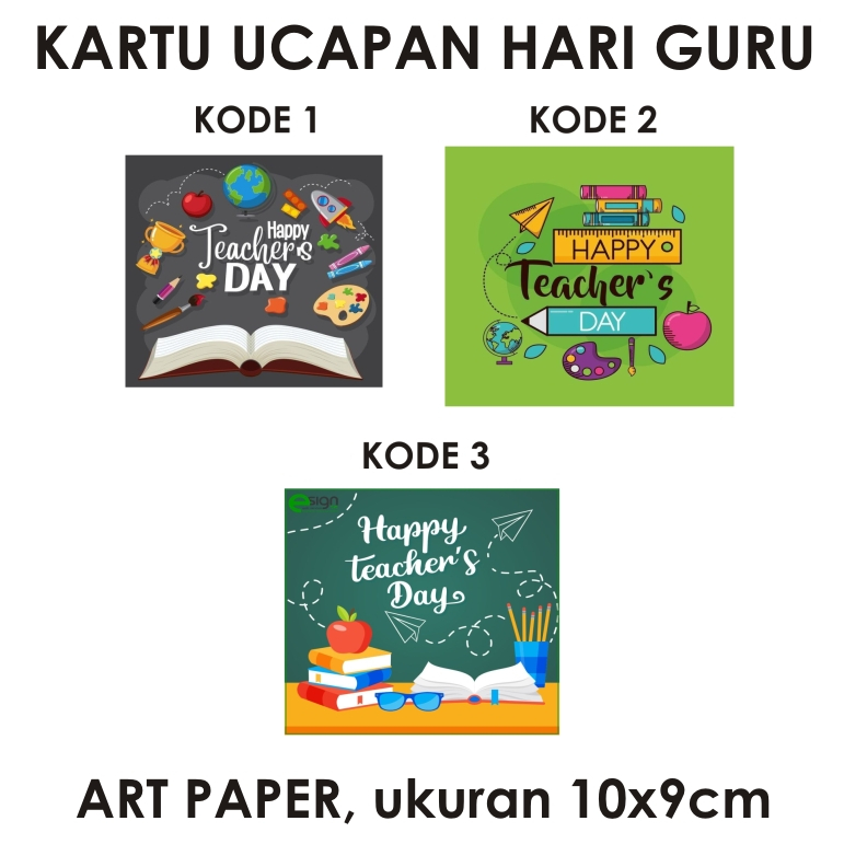 Jual READY KARTU UCAPAN HARI GURU | TEACHERS DAY | Shopee Indonesia