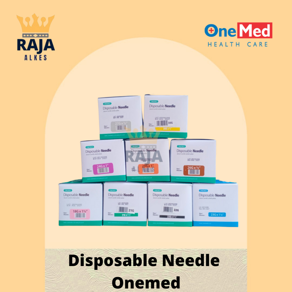 Jual Needle Onemed No 18 21 22 23 24 25 26 27 30 G Nedle Onemed | Shopee Indonesia
