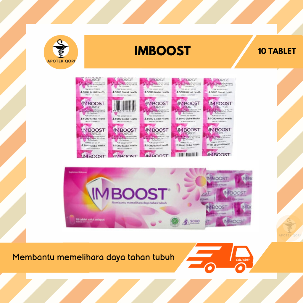 Jual IMBOOST FORCE/IMBOOST STRIP @ 10 TABLET/DAYA TAHAN TUBUH | Shopee ...