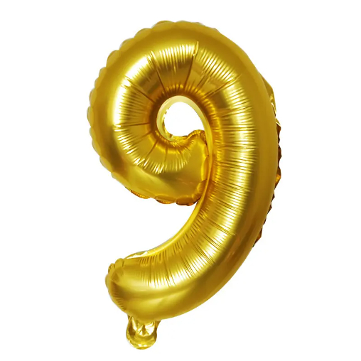 Jual Balon Foil Huruf Gold A-Z 16 Inch 40cm Balon Foil Angka 0-9 16 ...
