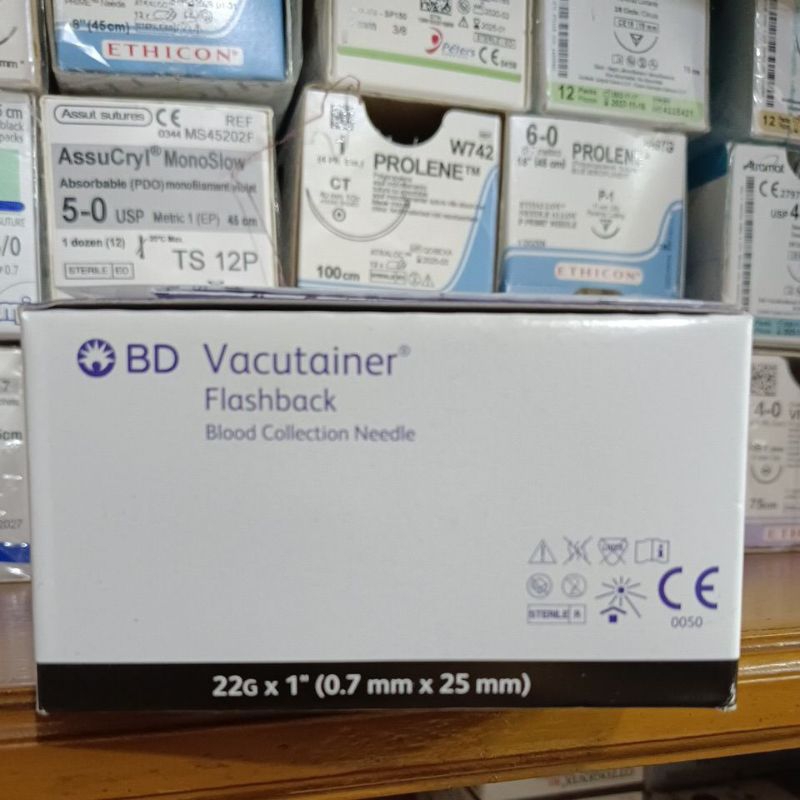 Jual BD Vacutainer Flashback Needle 22G isi 50pc | Shopee Indonesia