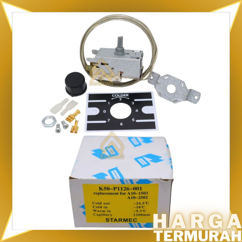 Jual THERMOSTAT | THERMOSTAT FREZER | THERMOSTAT K50-P1126-001 | THERMOSTAT FREZER | THERMOSTAT ...