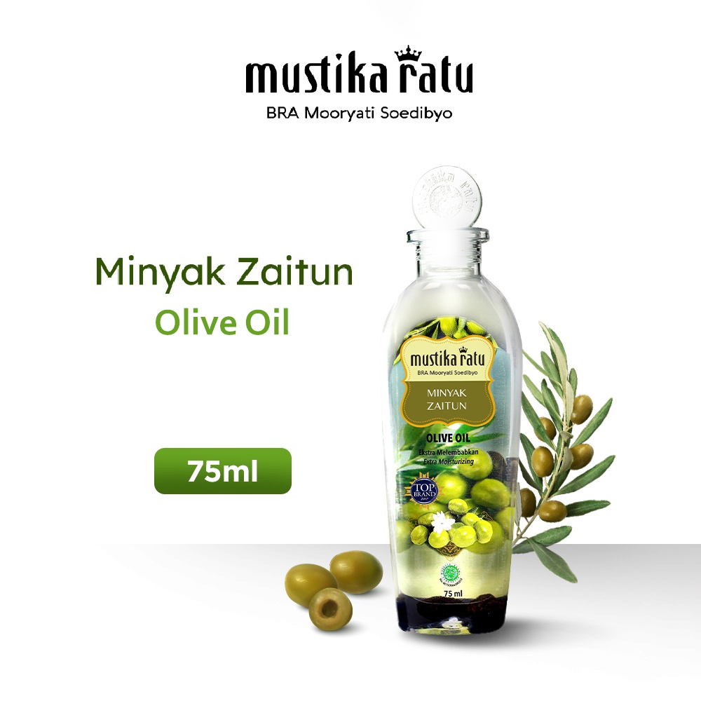 Jual Mustika Ratu Minyak Zaitun Olive Oil 75ml Ekstra Melembabkan Kulit ...