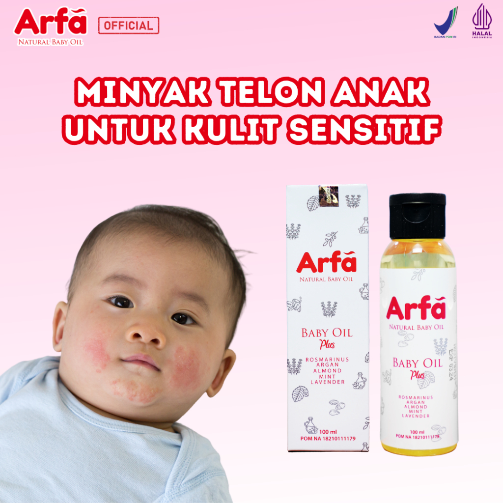 Jual Arfa Baby Oil Minyak telon alami untuk kulit bayi sensitif | Atasi ...