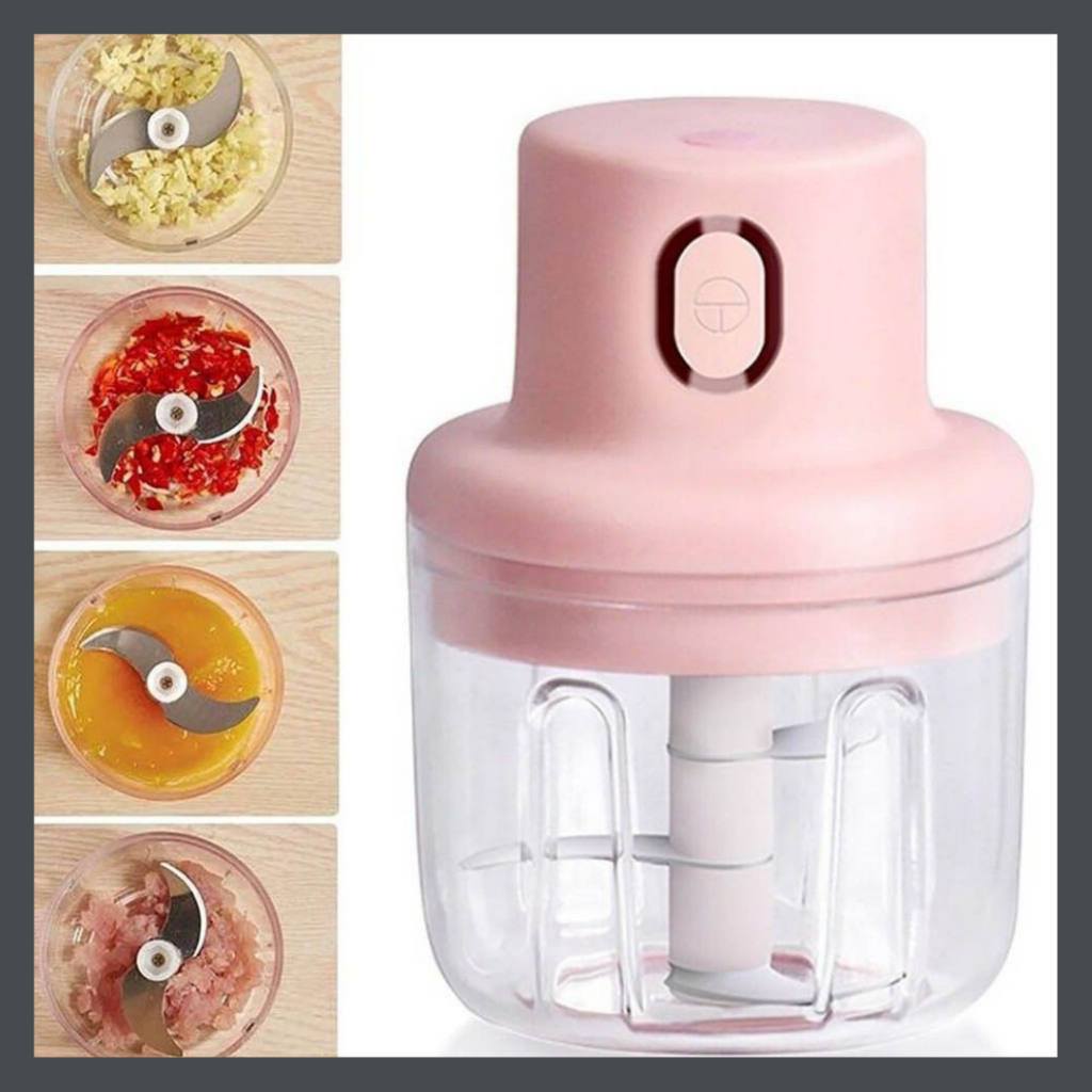 Jual Blender Chopper Mini Elektrik Portabel Multifungsi | Choper Bumbu ...
