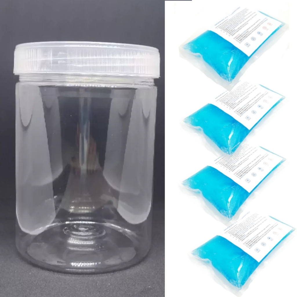 Jual 4 ( EMPAT ) PCS / TOPLES 100 gram blue gel / blue ice gel ...