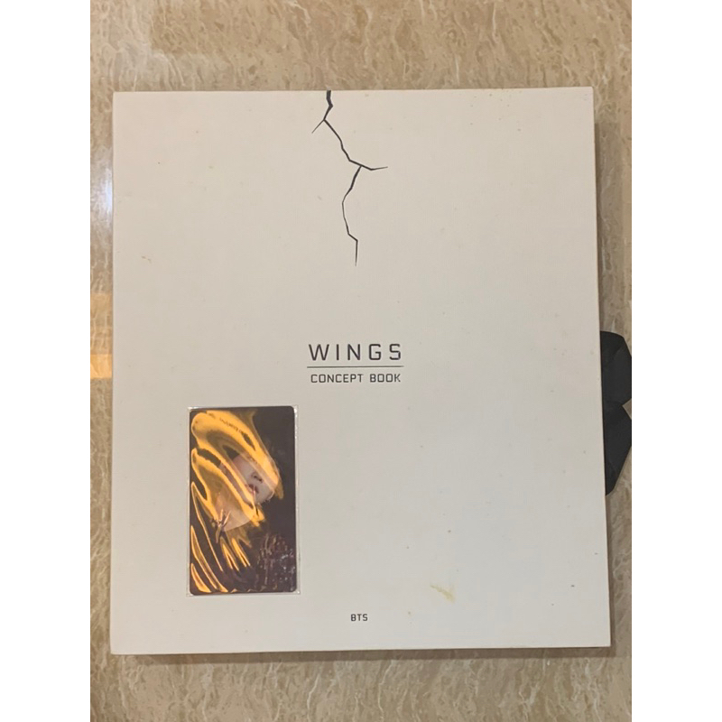 Jual BTS Wings concept book + lenticular Suga | Shopee Indonesia