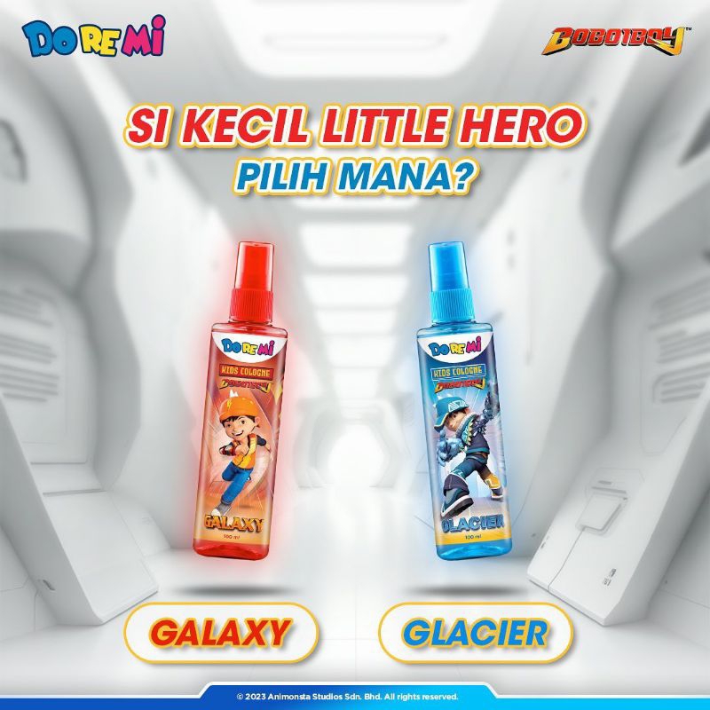 Jual Doremi Kids Boboiboy Spray Cologne 100ml Parfum Anak | Shopee ...