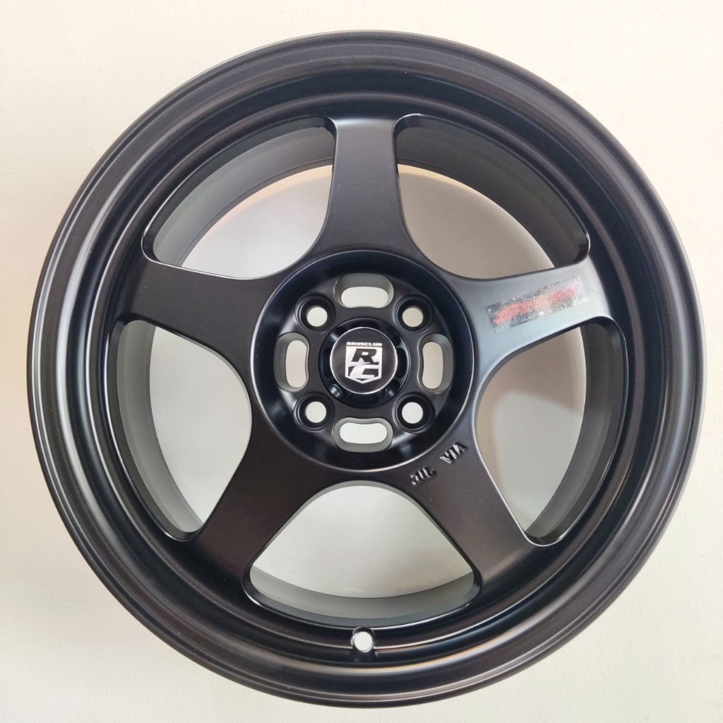 Jual VELG MOBIL RAYSCLUB SPOON R16 x 7 4H 100 ET 40 MATT BLACK | Shopee ...