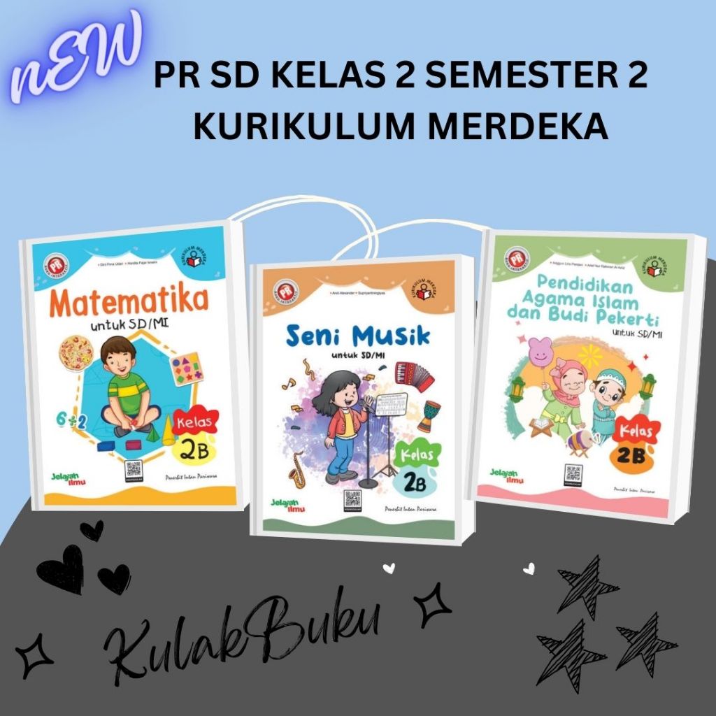 Jual Buku PR/LKS Interaktif SD kelas 2 Semester 2 Kurikulum Merdeka Intan Pariwara TH 2024 ...