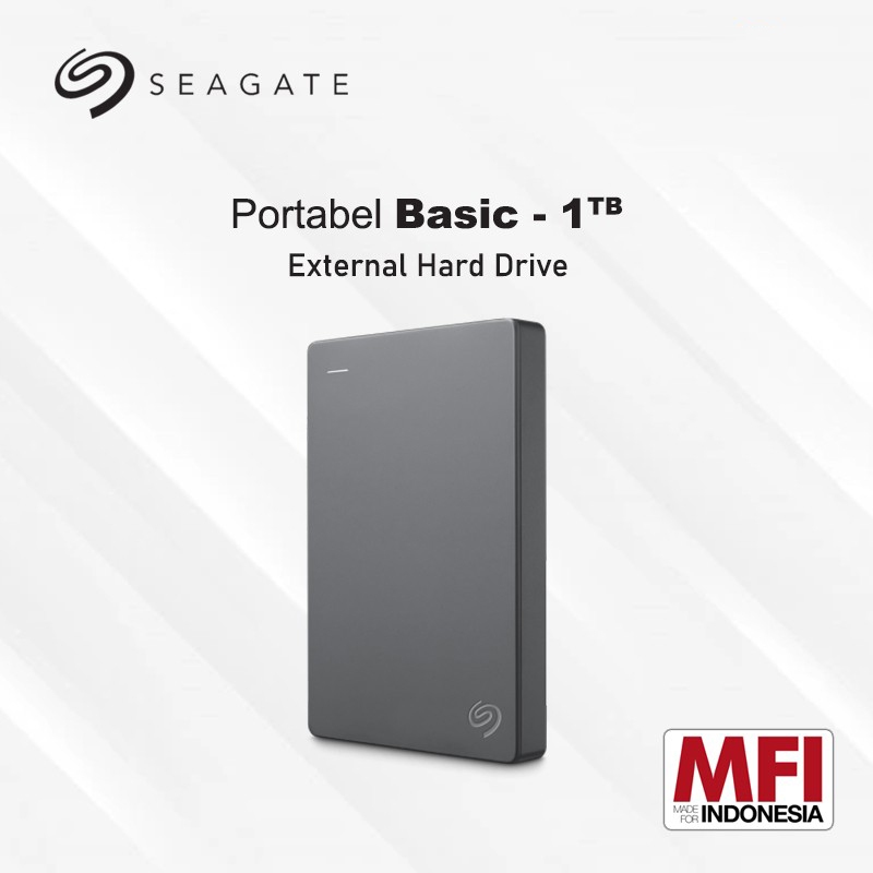 Jual Seagate Hard Disk Portabel Basic 1Tb - hdd external eksternal 1Tb | Shopee Indonesia