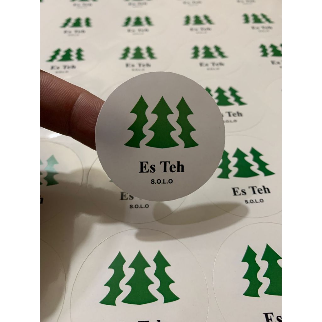Jual Stiker Es Teh Solo | Cetak Stiker Cup Stiker Kemasan | Label ...