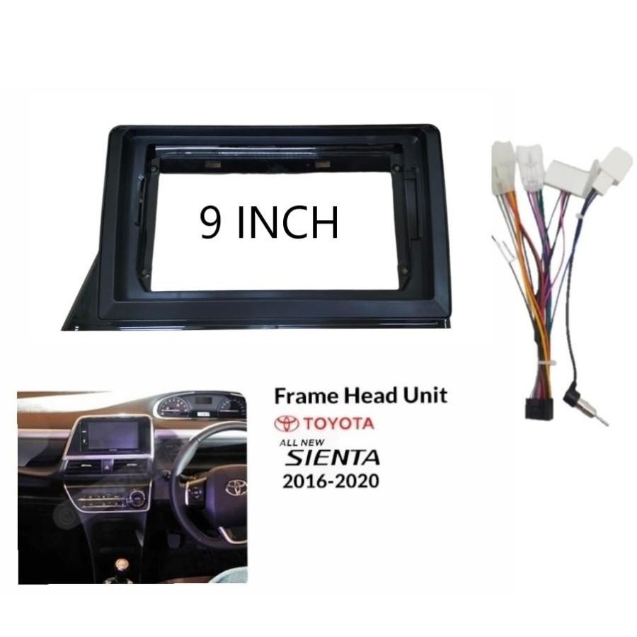 Jual Frame 9 inch Toyota Sienta 2016 Panel Head Unit | Shopee Indonesia