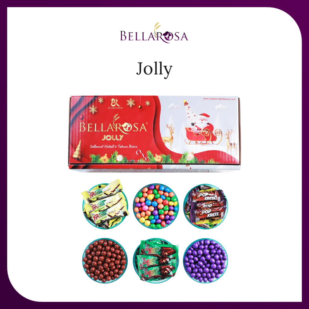 Jual BELLAROSA Edisi Jolly Hampers Natal Cemilan Manis Makanan Viral ...