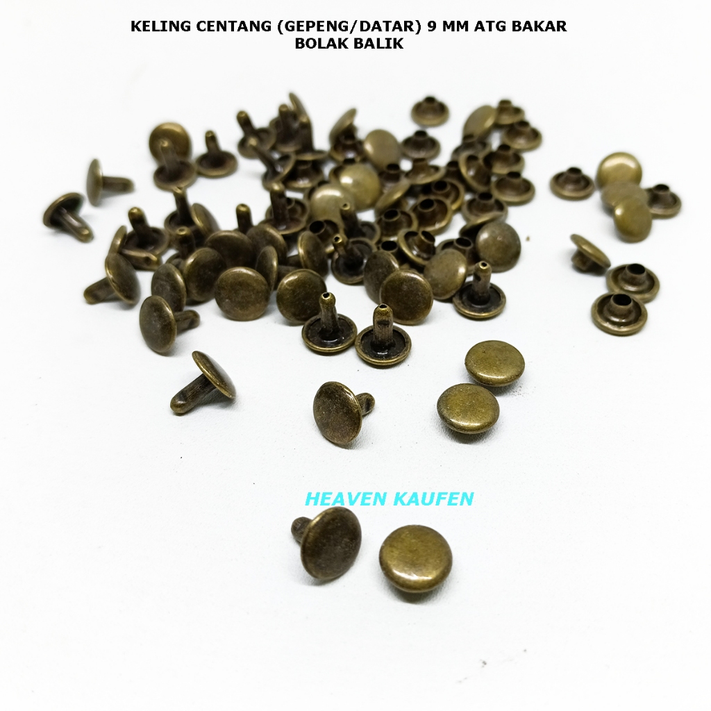 Jual Paku Keling Rivet Centang ATG Bakar 9 mm Bolak Balik Harga Per ...