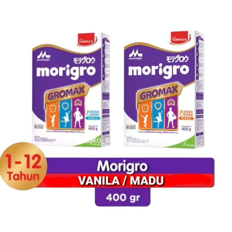 Jual Morinaga Morigro Growmax 400gr - Susu Pertumbuhan Usia 1-12thn ...