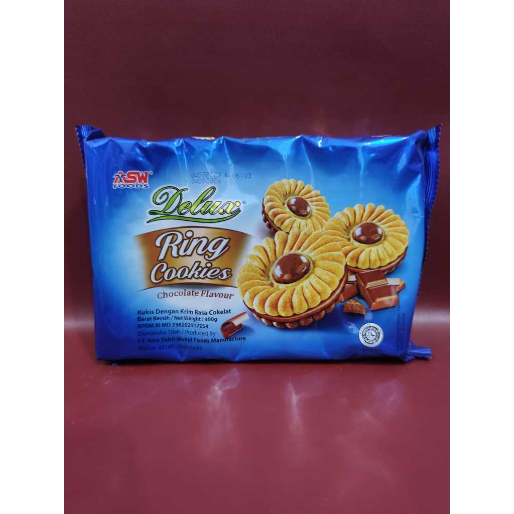 Jual ASW Deluxe Ring Cookies 300gr - Biskuit Dengan Lapis Coklat ...