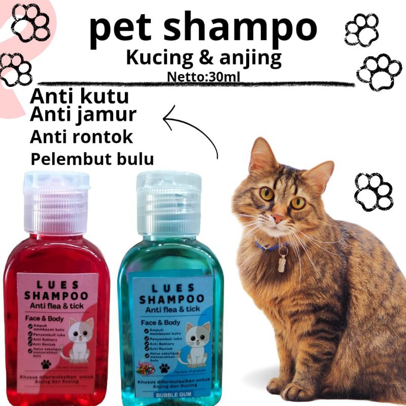 Jual shampoo kucing anti kutu dan jamur rontok dan pelembutkan bulu ...