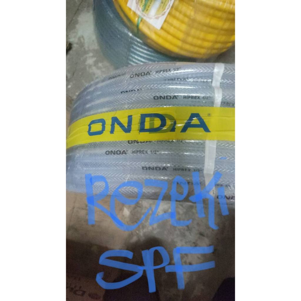 Jual SELANG BENANG HIPREX 1/2" ONDA/SELANG BENANG 1/2" INCH ONDA BAGUS ...