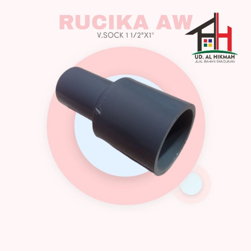 Jual VLOK SOK SOCK 1 1/2 X 1 INCH RUCIKA AW / REDUCER 1 1/2X1 INCH ...
