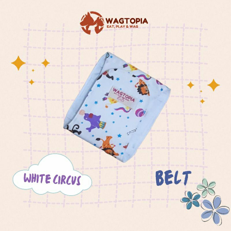 Jual wagtopia belt animal collection/diapers jantan/marking belt/manner ...