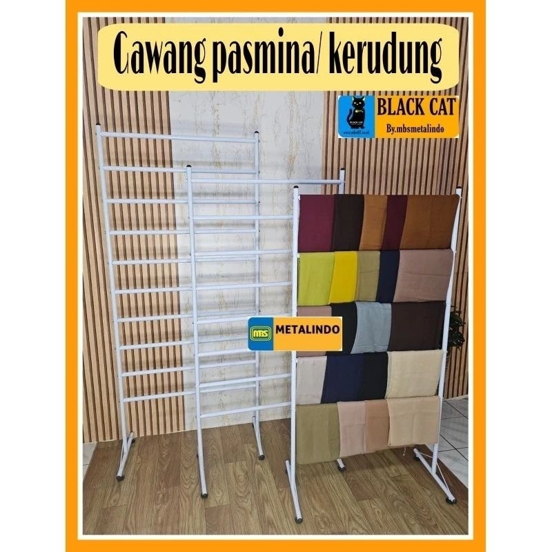 Jual Gawang pasmina MBS gantungan display kerudung gantungan hijab besi ...